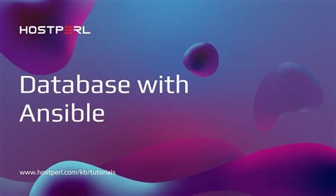 hostperl web hosting solutions on linkedin install database with