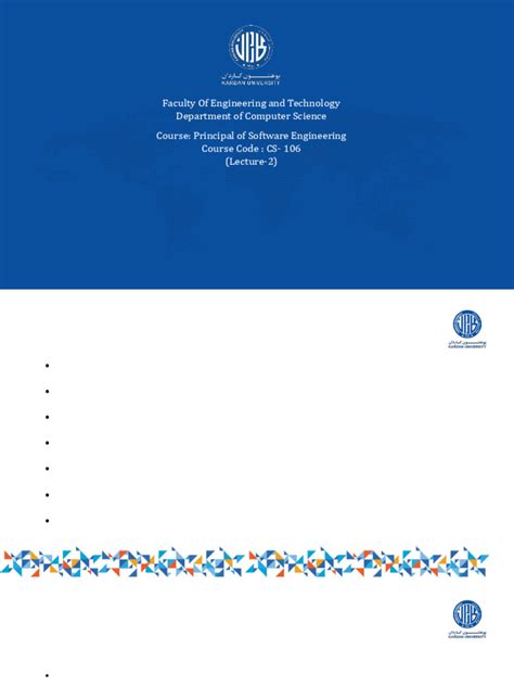 Principal Of Se Lec 2 Pdf Software Engineering