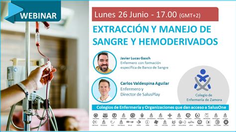 Extracción Y Manejo De Sangre Y Hemoderivados Webinar Colegio De