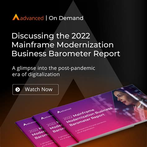 Oneadvanced On Linkedin Live Discussion The 2022 Mainframe Modernization Business Barometer Report
