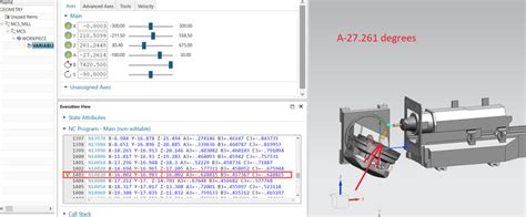 Cse Simulation Of 5 Axis Machining Through A3 B3 C3 Sinumerik