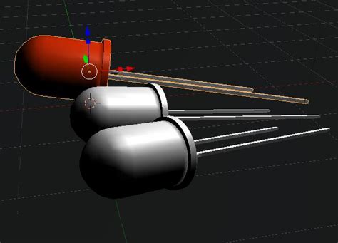 Blender Led发光二极管3d模型素材资源免费下载 Blender3d模型库
