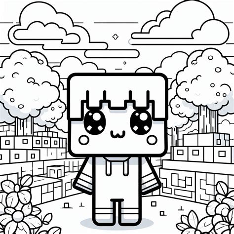 Dibujos De Minecraft Ninas Para Colorear E Imprimir Dibujos Cute Para