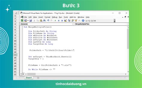 Bước Gộp Nhiều File Excel Thành File Ai Cũng Làm được Tin Học Đại Dương