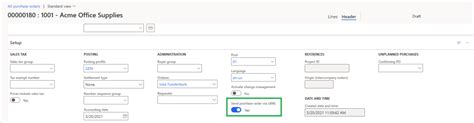 Purchase Order Processing Using Cxml In Dynamics 365 Finance And Operations Dynamics Ax Blog