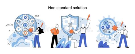 Non Standart Solution Metaphor Finding Decisionss Problem Solving Teamwork Creativity Idea