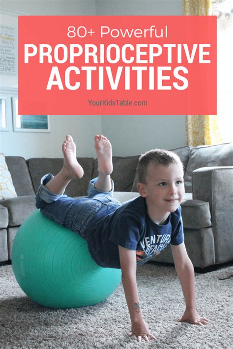 Powerful Proprioceptive Activities That Calm Focus And Alert Proprioceptive Activities