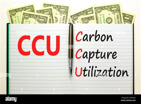 Ccu Carbon Capture Utilization Symbol Concept Words Ccu Carbon Capture