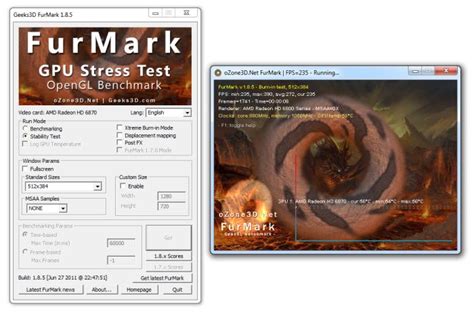 Gputest 020 Cross Platform Opengl Benchmark Furmark