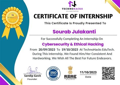 Sourab Julakanti On Linkedin Ethicalhacking Cybersecurity