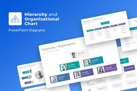 Hierarchy And Organizational Chart Diagrams For PowerPoint Nulivo Market
