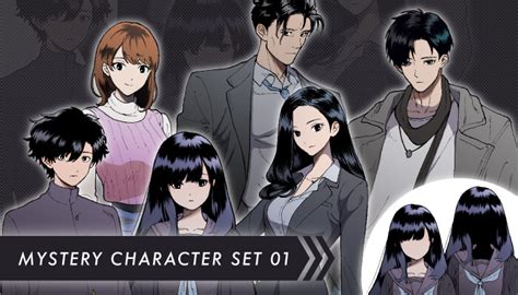 6 Person Set Mystery 2d Character Set 01 Gamedev Market