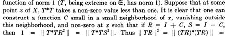 real analysis a question about norm of an operator mathematics