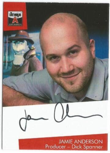The Lost Worlds Of Gerry Anderson Autograph Card Ja1 Jamie Anderson