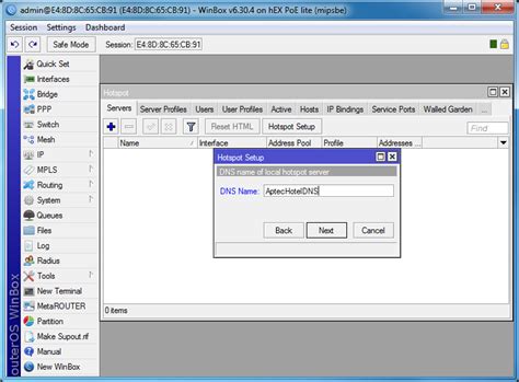 Mikrotik Manual Configuration
