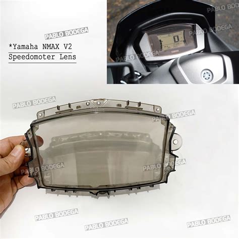 Yamaha Nmax V2 Speedometer Panel Lens Oem Replacement Smoked Plug And