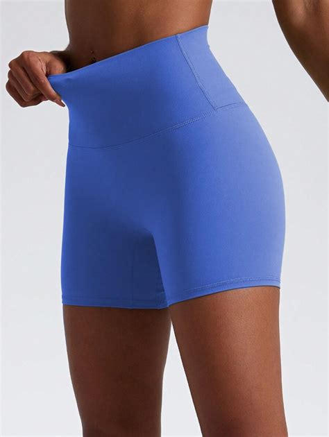 1 Piece High Stretch Nude Yoga Shorts Cycling Pants For Running Gym
