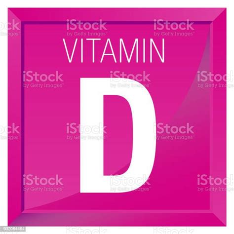 비타민 D 아이콘화학마젠타 배경 사각형 프레임 0명에 대한 스톡 벡터 아트 및 기타 이미지 0명 건강관리와 의술 건강한 식생활 Istock