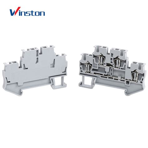 Winston Sttb2 5 Push In Terminal Block Wire Connector Quick Wiring Combined Spring Terminal Din