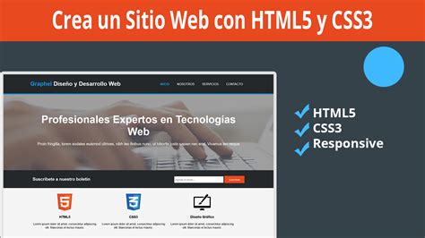Diseña un Sitio Completo con HTML y CSS Parte render web