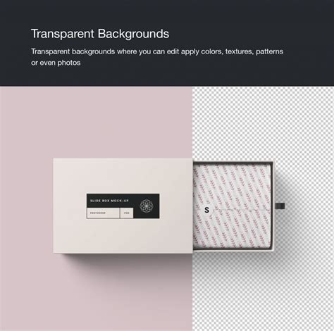 Rectangle Slide Box Mockup