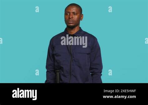 Security Guard Tasked With Preventing Criminal Activity And Detaining Suspects Stealing