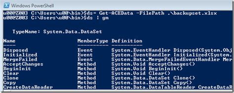 use ace drivers and powershell to talk to access and excel scripting