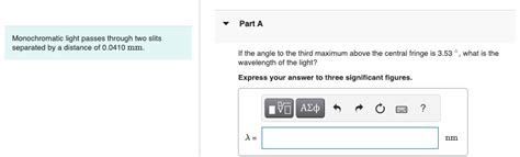 Solved Monochromatic Light Passes Through Two Slits
