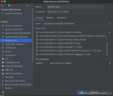 使用datagrip连接spark Thriftserver使用sparksqldatagrip访问spark Csdn博客