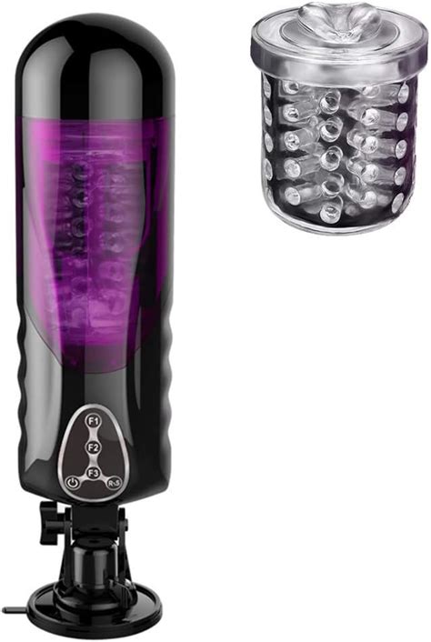 Amazon.com: Fully Automatic Male Masturbator Cup, MLSice Telescopic Rotating Men Masturbation ...