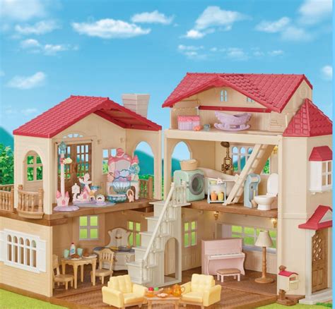 Sylvanian Families Calico Critters Deluxe Living Room Lot Furniture