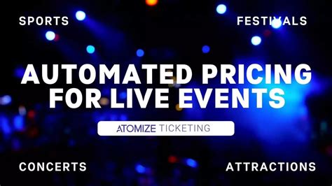 Automated Pricing For Live Events