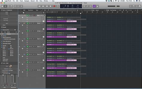 Track Alternatives In Logic Pro X Step By Step Continued