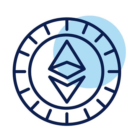 Ethereum Crypto Currency Line Style Icon 2456232 Vector Art At Vecteezy