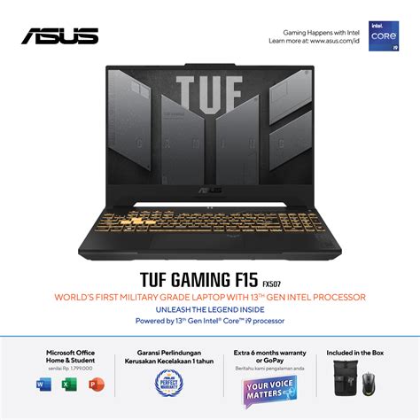 Jual Asus Tuf F Fx Vv I K G O Gaming Laptop Grey I H Gb Ddr Gb G Rtx
