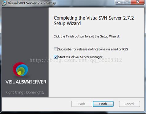 如何安装visualsvn Server 272？visualsvn Server272 Csdn博客
