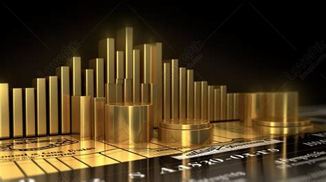 미국 연방준비제도의 상징과 금막대 차트의 3d 렌더링 미국 배경 재고 일러스트레이션 배경 차트 배경 이미지 Hd 미국 재고 일러스트레이션 차트 배경 사진 무료