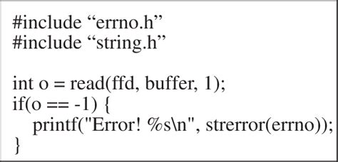 Using Errno To Handle Errors In C Language 34 Data Structures