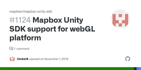 mapbox unity sdk support for webgl platform · issue 1124 · mapbox