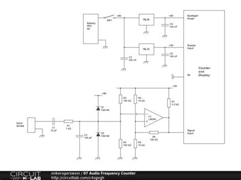 Audio Frequency Counter CircuitLab