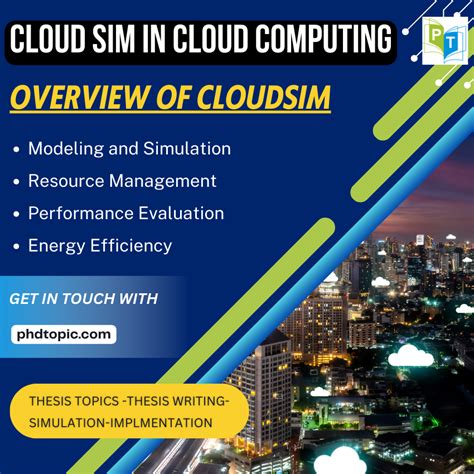 Cloud Sim In Cloud Computing Thesis Topics