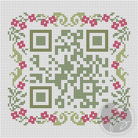 Scannable QR Code Printable PDF Pattern Etsy