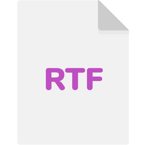 Extension File File Format File Formats Format Rtf Type Icon