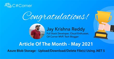 c corner on linkedin dotnet azure azureblobstorage dotnet5