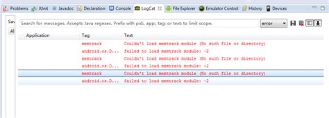 couldn t load memtrack module no such file or directory csdn社区