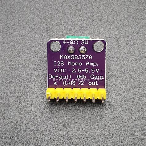 max98357 amplifier breakout interface i2s class d module for esp32 raspberry pi แบบบัดกรีแล้ว
