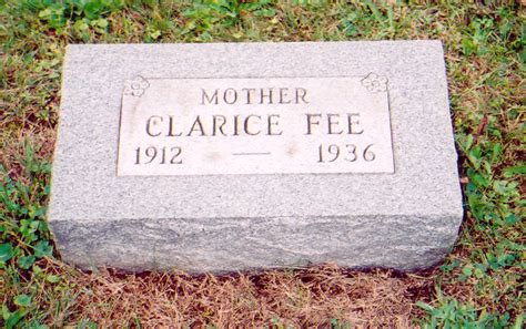 Clarice Jones Fee 1912 1936 Find A Grave Memorial