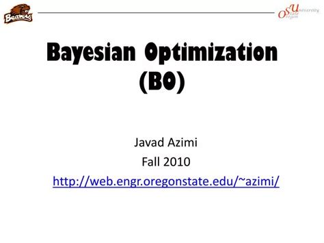 PPT Bayesian Optimization BO PowerPoint Presentation Free Download ID 3010556