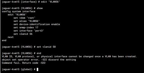 Technical Tip Edit Vlan Id Of A Vlan Interface Fortinet Community