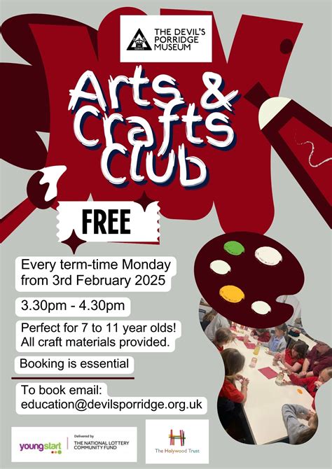 Arts And Crafts Club 2025 The Devils Porridge Museum